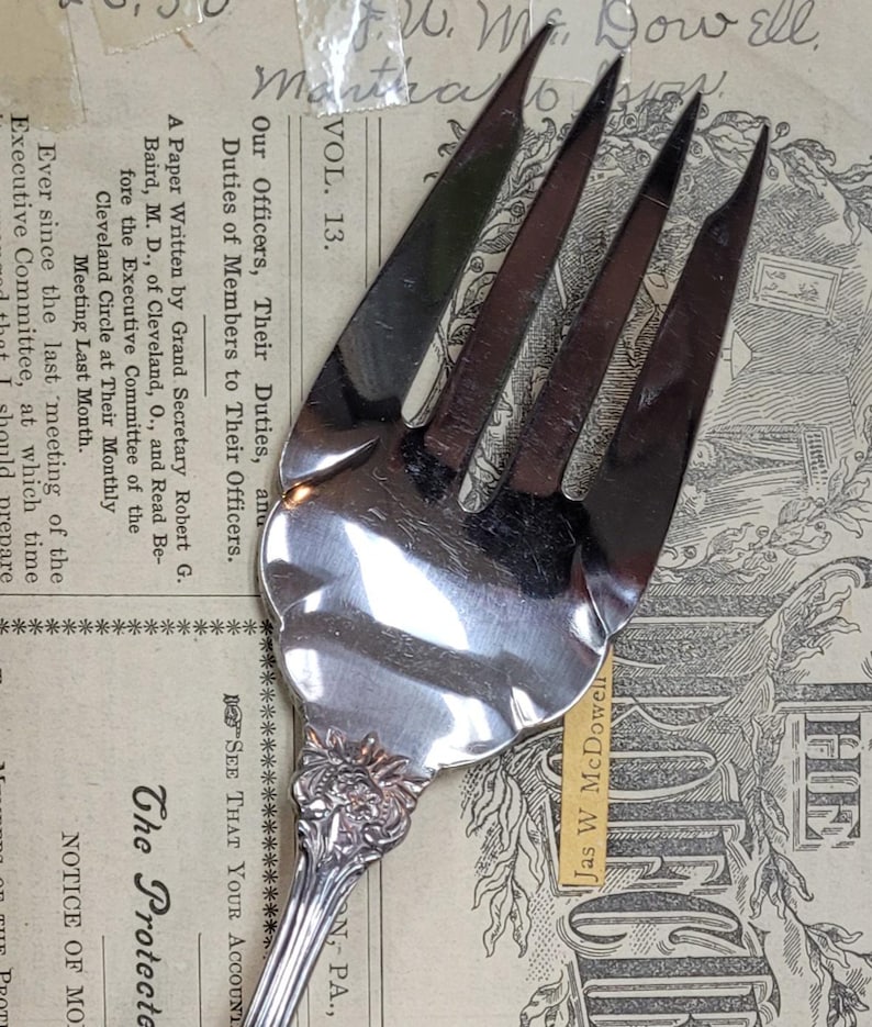 Large Stanley Roberts Stainless Steel Meat Fork-alexis-made in Japan ...