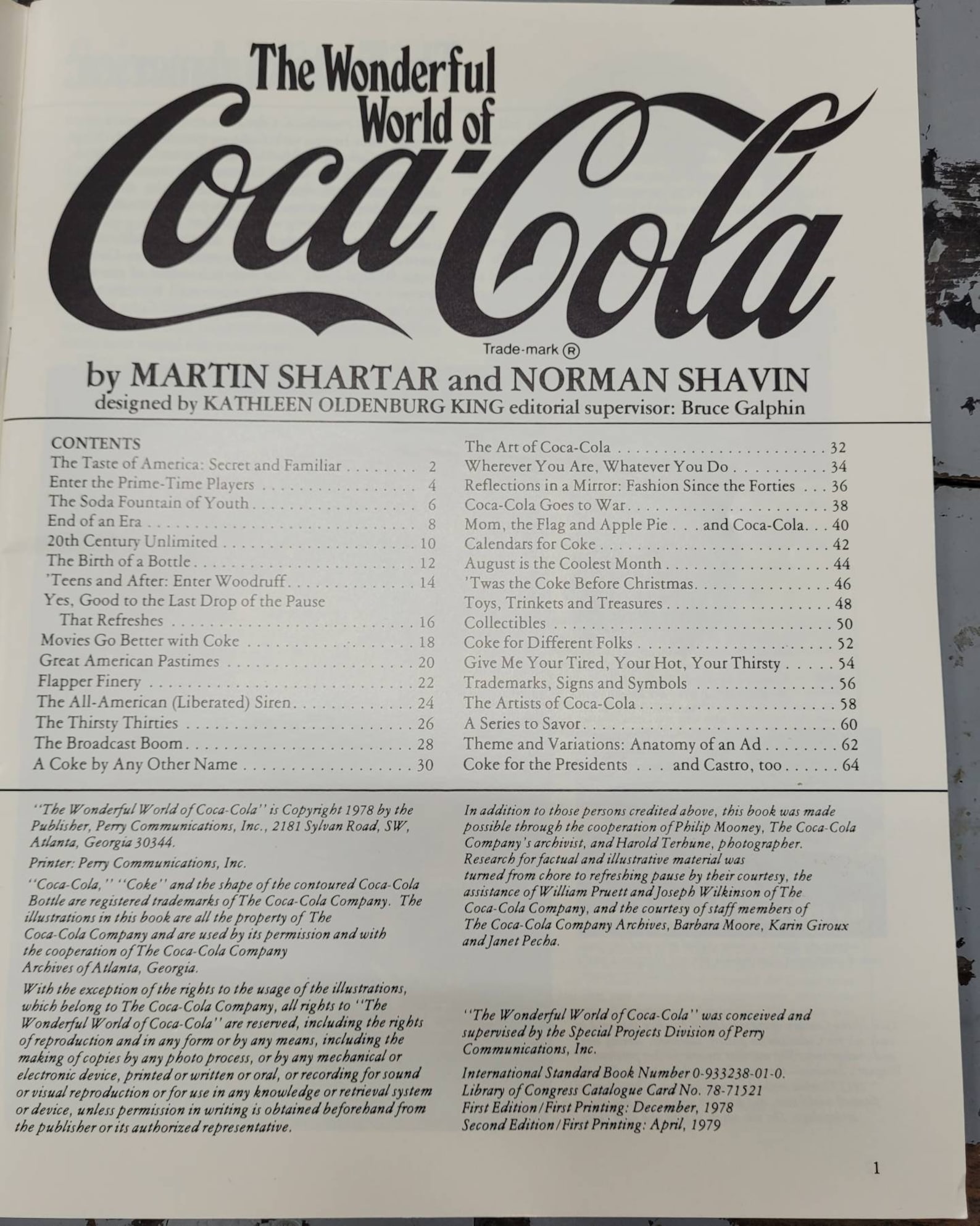 Book the Wonderful World of Coca-cola Magazine, Copyright 1978 - Etsy