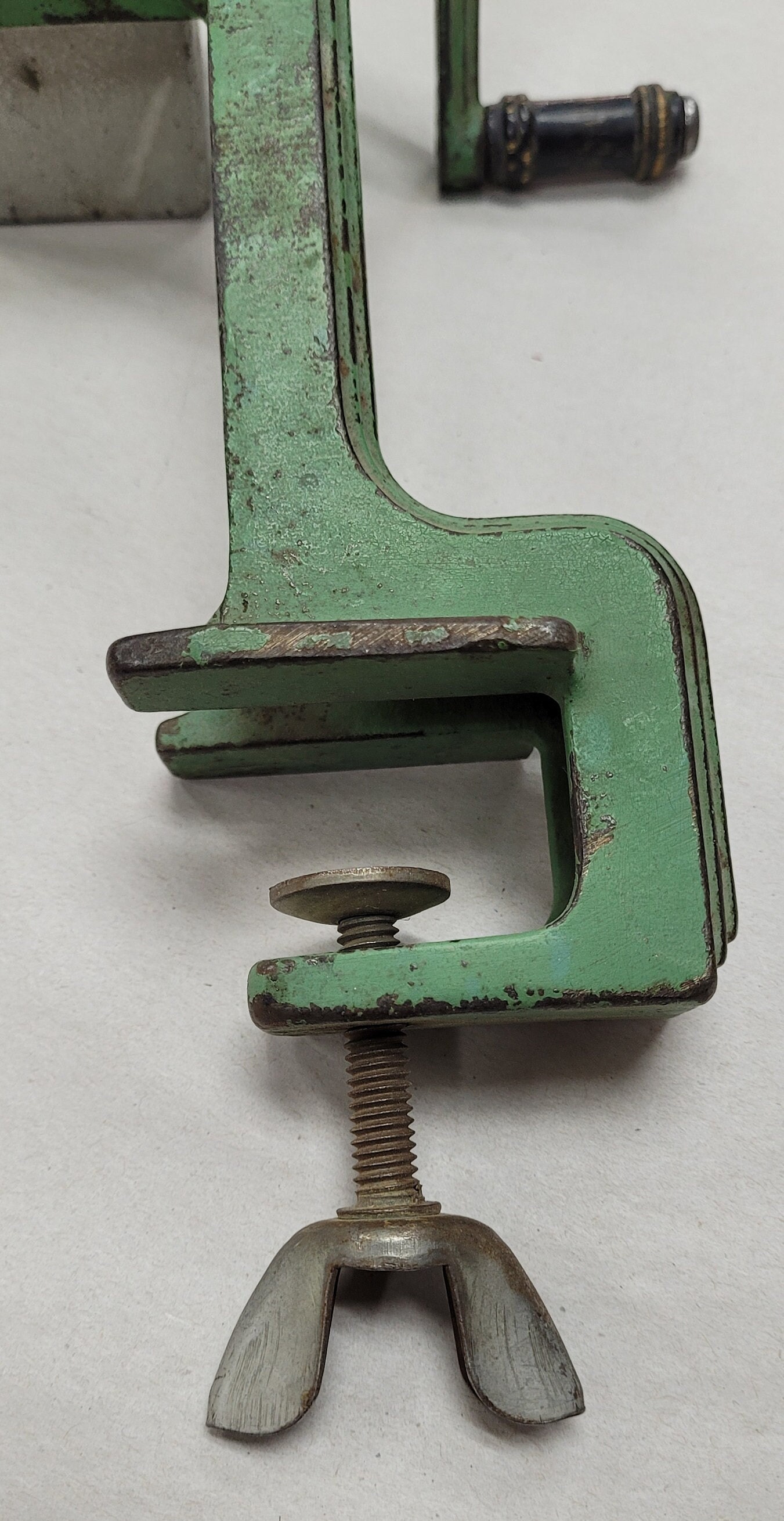 Rare Green Cast Iron Primitive Wringer for Men Detachable Collars ...