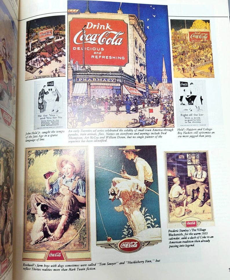 Book "the Wonderful World of Coca-cola Magazine", Copyright 1978 - Etsy