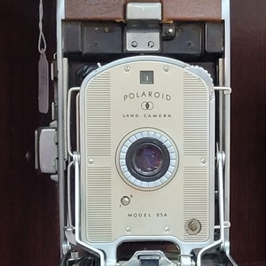 1954 Polaroid Land Model 95A Camera Bellows Style Home Decor Camera ...