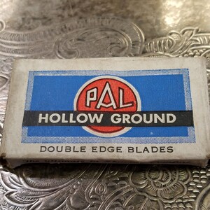 1941 PAL Hollow Ground Razor Blades 4 in Box Made in USA for Ultimate ...