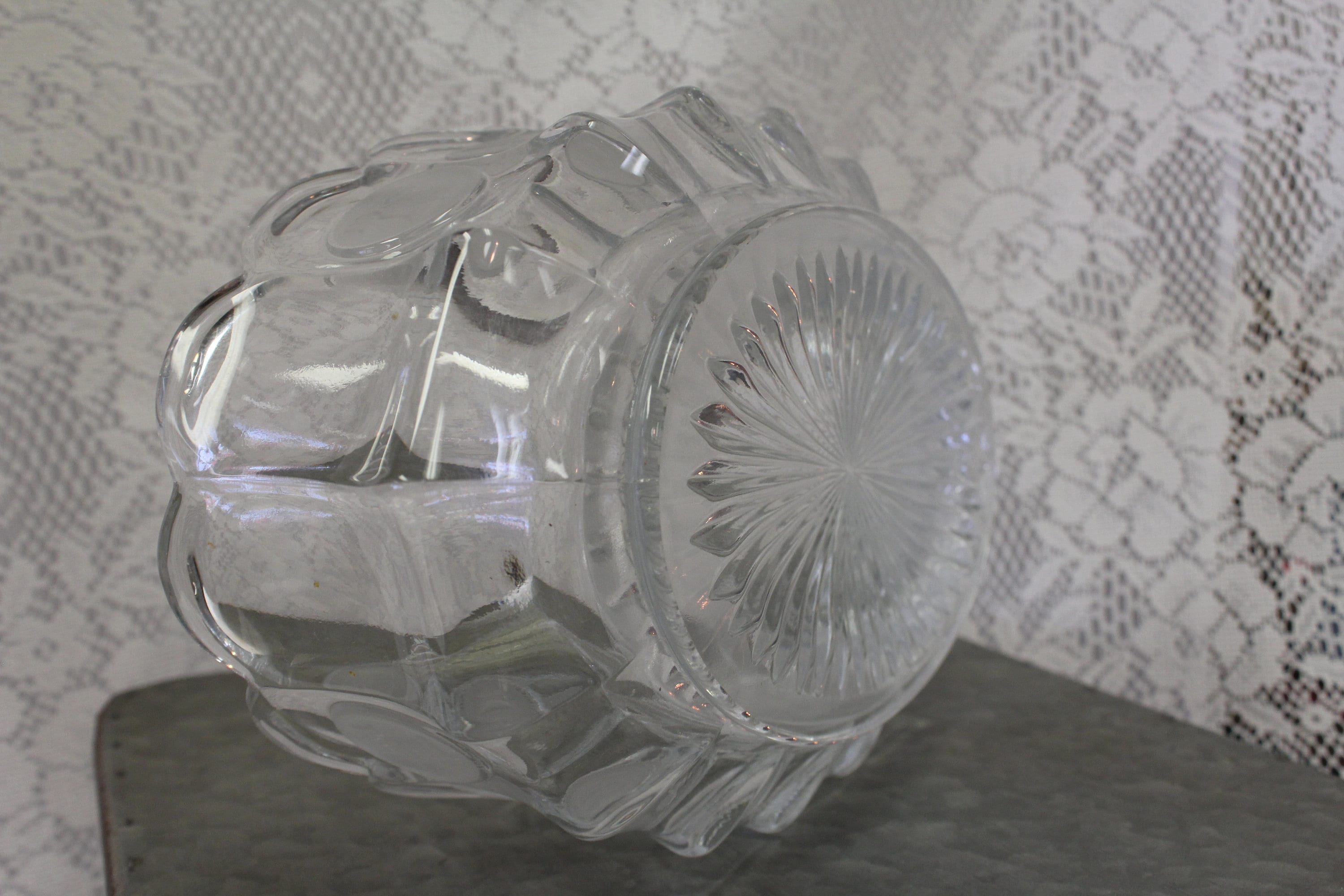 Fostoria Coin Glass Bowl 1970's Pattern Nice Serving | Etsy