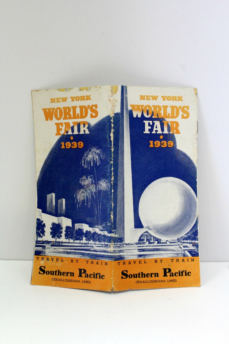 1939 Building the World of Tomorrow New York City World's Fair Brochure ...