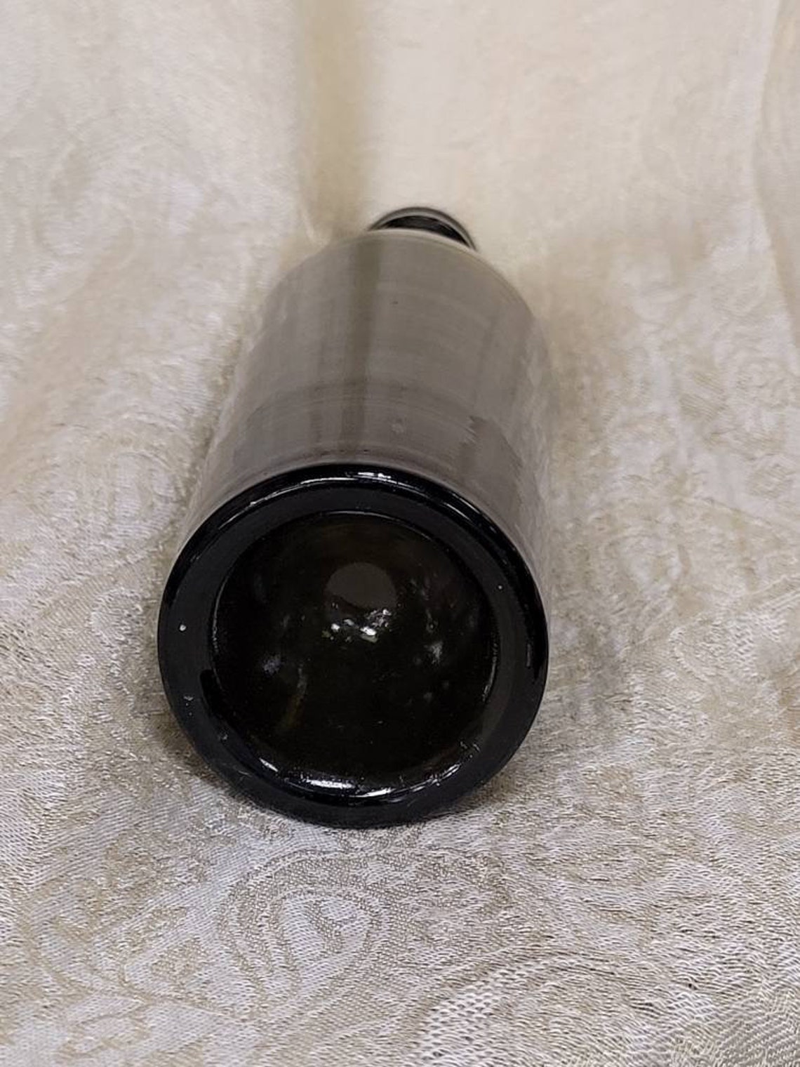 Olive Green Turn Mold Bottle Deep Indented Bottom 1880s-1910 | Etsy