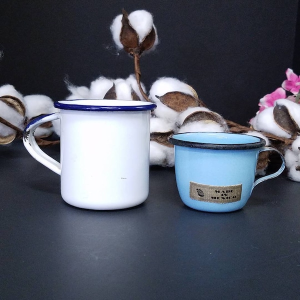 Enamelware Cups - Etsy