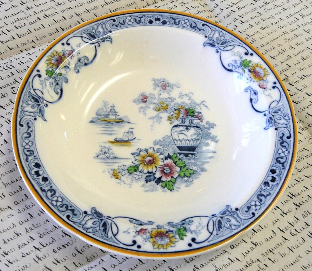 Antique W. H. Grindley & Co. Ltd. 1920-1930 English Soup Bowls ...