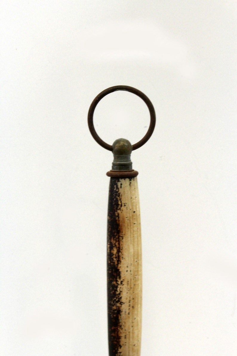 Antique Brass School/dinner Bell With Wooden Handle and Ring for ...