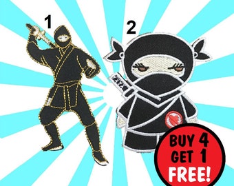 Ninja iron on - Etsy España