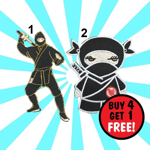 Ninja Applique - Etsy