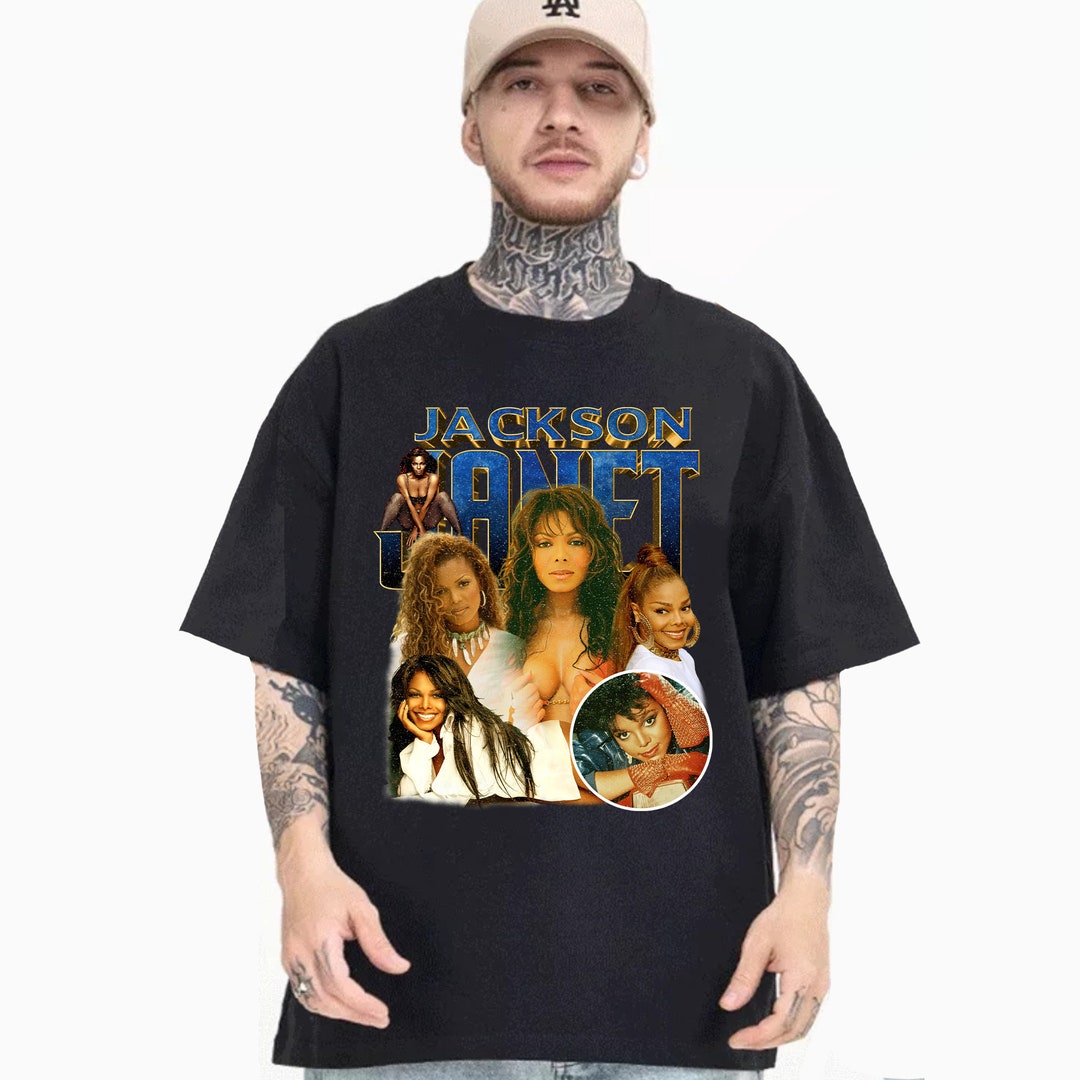 Retro Janet Jackson Png, Janet Jackson Tee, Janet Jackson Gift Png ...