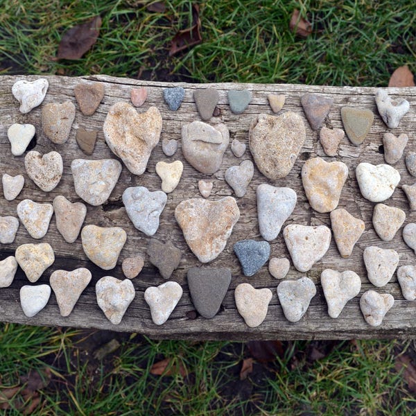Heart Shaped Rocks - Etsy