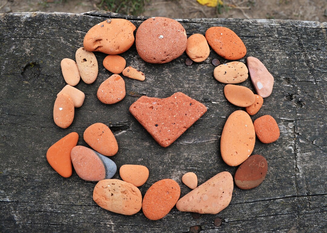 26pcs Sea Terracotta, Beach Old Bricks Pieces, Genuine Ancient ...