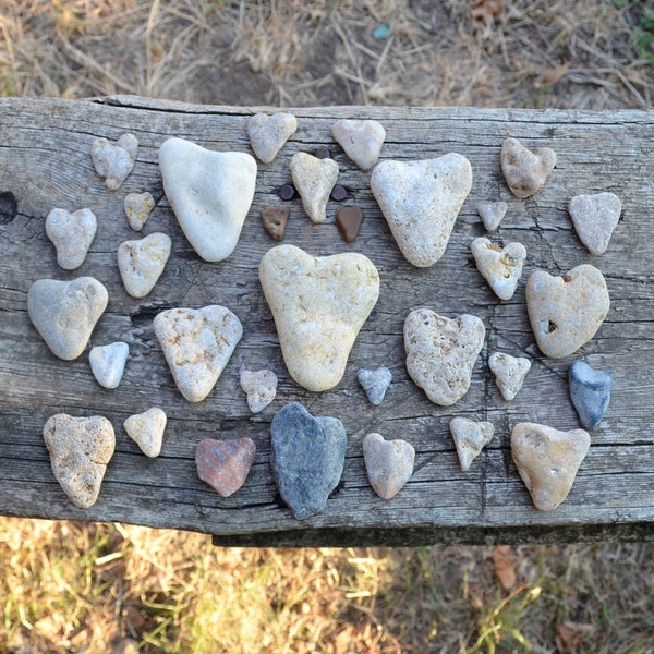 Heart Shaped Rocks - Etsy