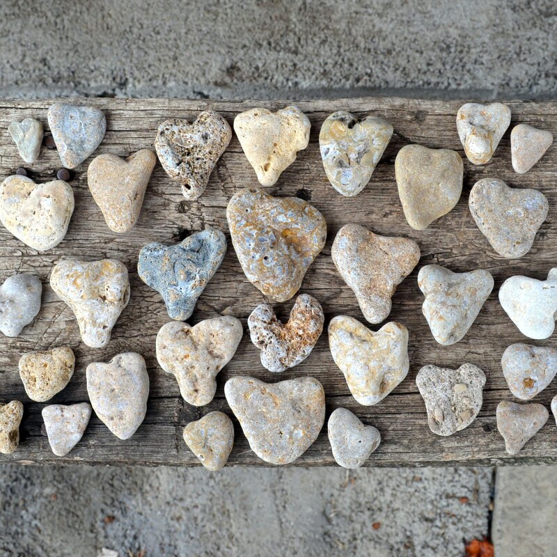 Heart Shaped Rocks - Etsy