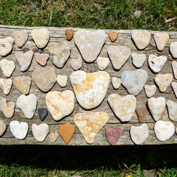 Heart Shaped Rocks - Etsy