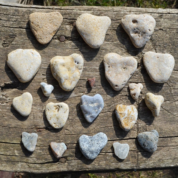 Natural Found Heart Shaped Rocks - Etsy