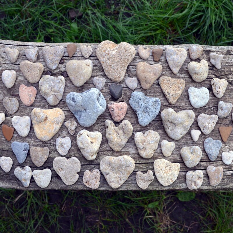 Heart Shaped Rocks - Etsy