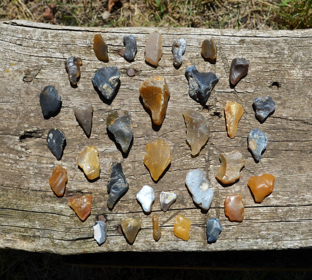 34pcs Sea Flint Stones, Beach Found Flint, Sea Flint, Beach Rocks and ...