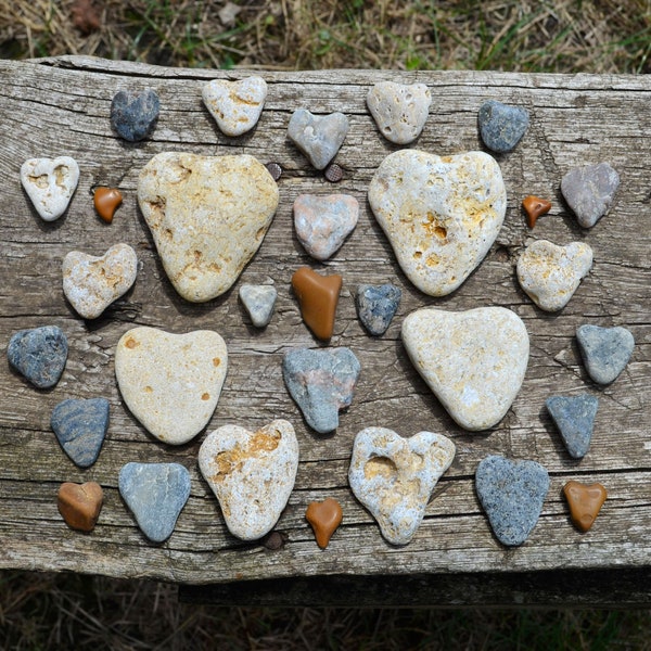 Heart Shaped Rocks - Etsy