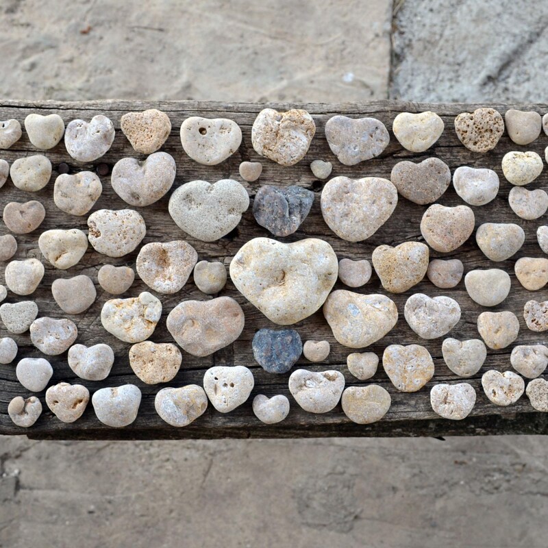 Natural Found Heart Shaped Rocks - Etsy