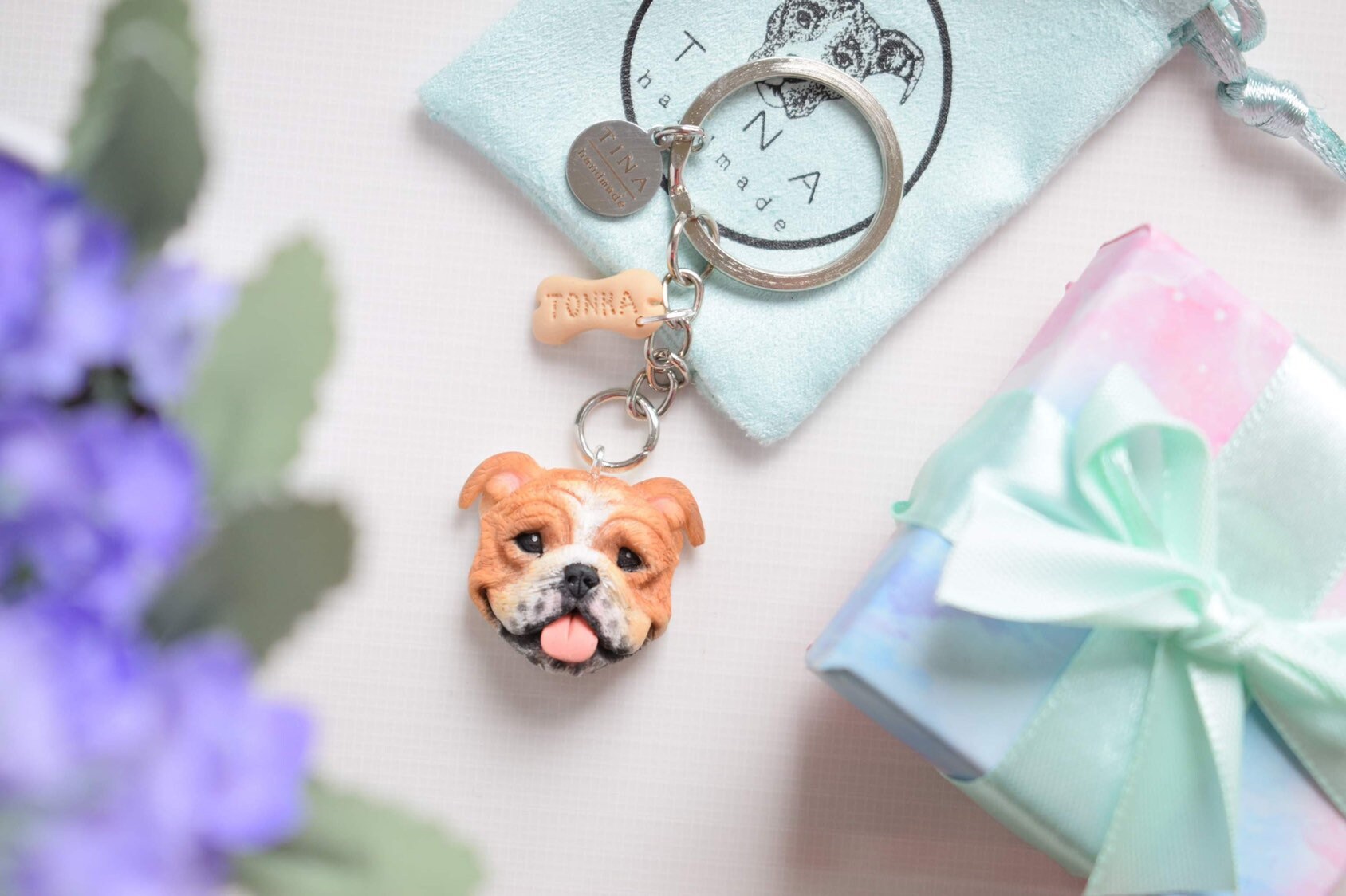 Customized Keychain With YOUR Pet - Etsy