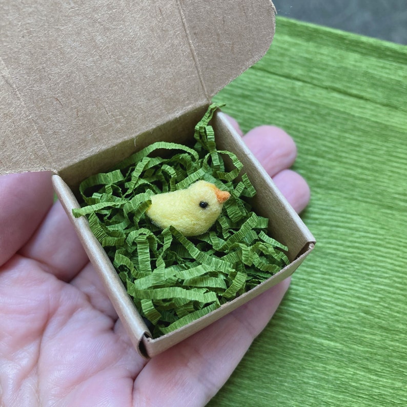 Needle Felted Chikens - Chick Miniature - Tiny Chick - Chicks Ornament ...