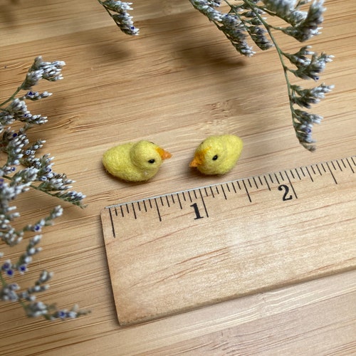 Needle Felted Chikens Chick Miniature Tiny Chick Chicks | Etsy