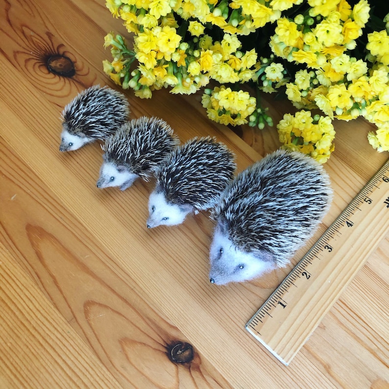 Miniature hedgehog Felted Hedgehog Cute hedgehog | Etsy