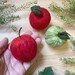 Needle Felted Apples - Felted Apple - Apple - Felted Miniatures ...