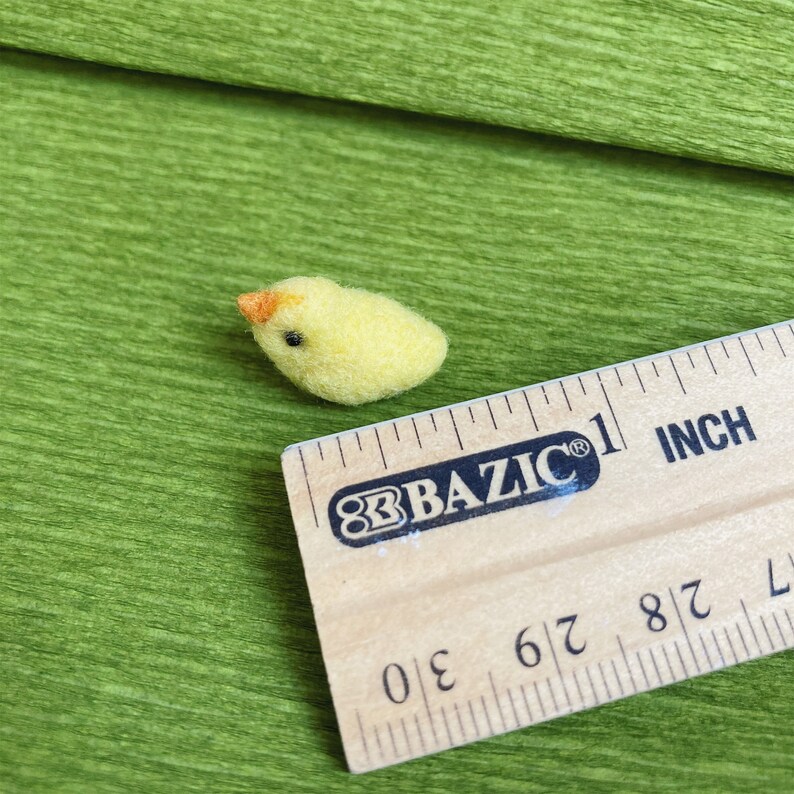 Needle Felted Chikens - Chick Miniature - Tiny Chick - Chicks Ornament ...