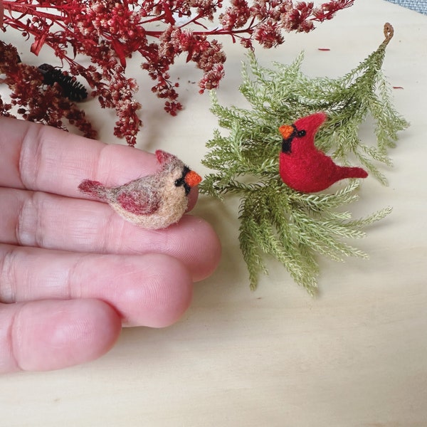 Cardinal Felt Ornament - Etsy