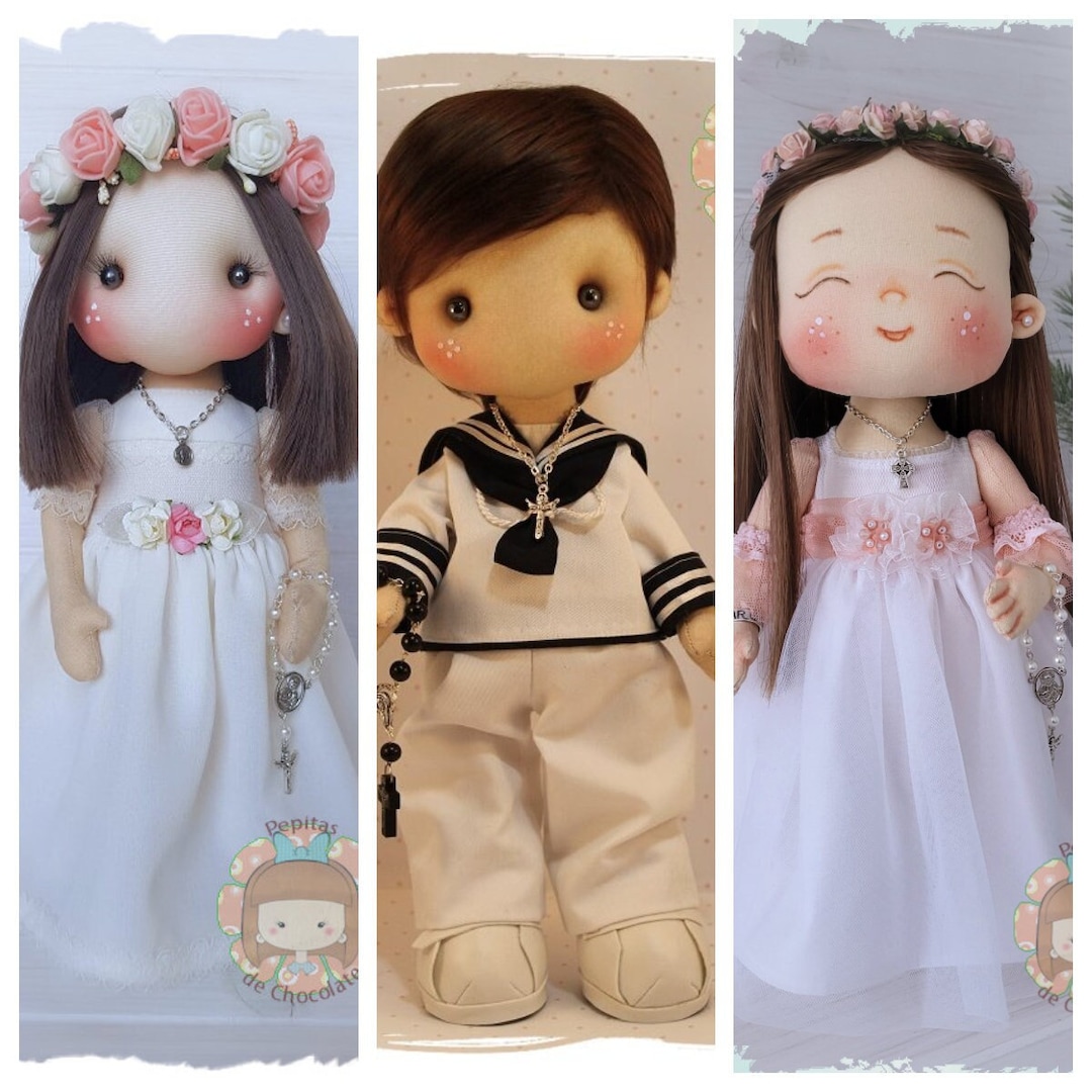 Personalized First Communion Dolls/os 34 Cm / Personalized First ...