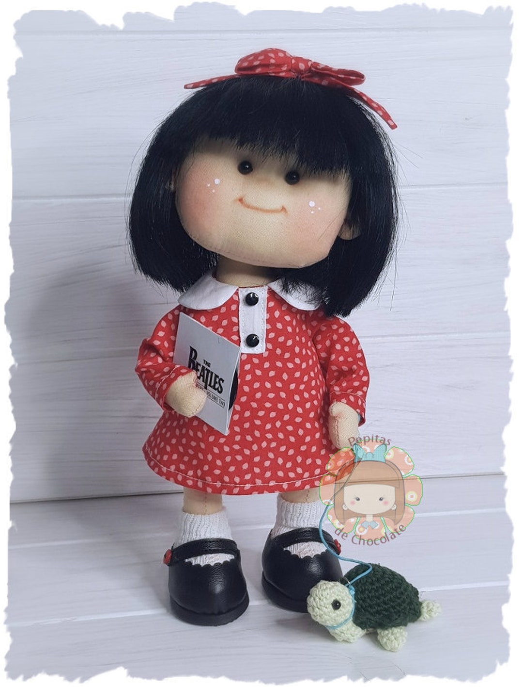 Pepita Mini Mafalda Doll Pattern 26 Cm / Pepita Mafalda Mini Doll ...