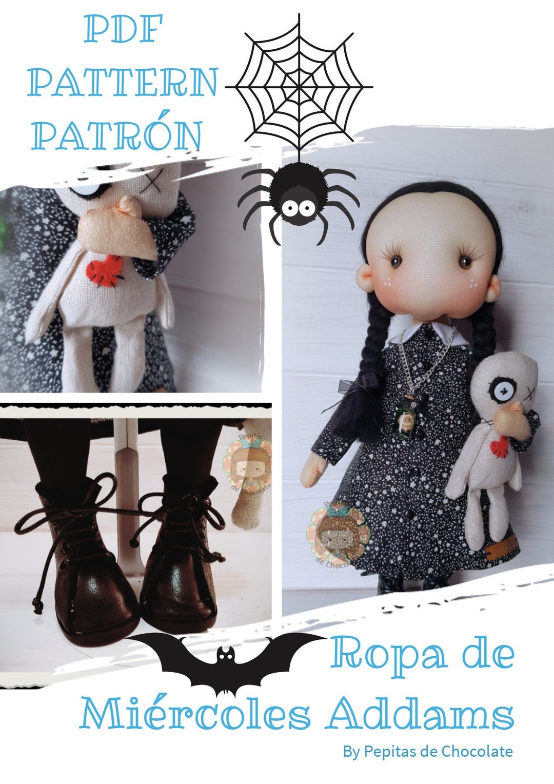 Wednesday Addams Clothing Pattern / Wednesday Addams Clothing Pattern ...