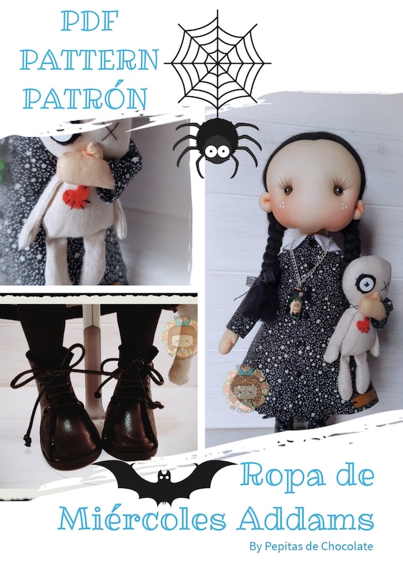 Patrón Ropa Miércoles Addams / Wednesday Addams Clothing - Etsy