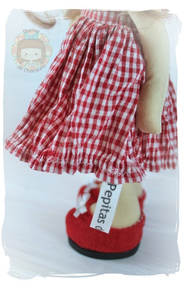 Patrón muñeca Pepita Mini 26 cm / Pepita mini doll pattern 10,2 ...
