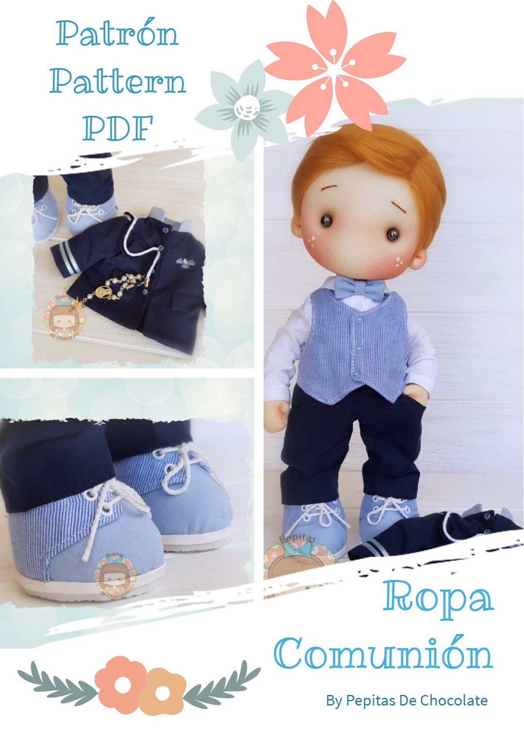 Clothes Patterns Pepito Communion 30 Cm / Clothes Patterns Pepito ...