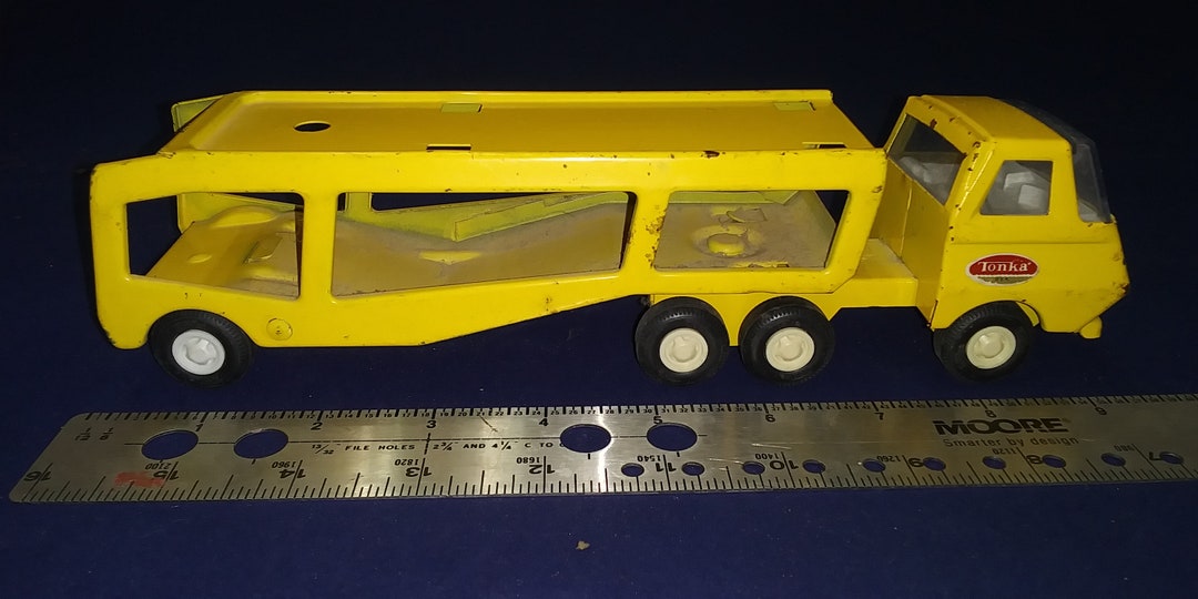 Vintage Tonka Mini Car Hauler Transport Truck 9 - Etsy