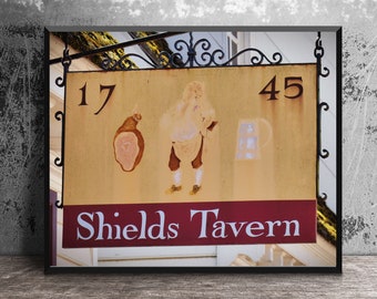 Raleigh Tavern Sign Photo Colonial Williamsburg Duke of | Etsy