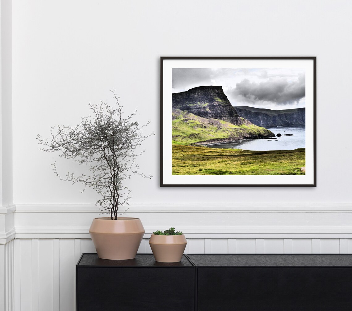 Dramatic Landscape Scotland Photo Neist Point Isle of Skye | Etsy