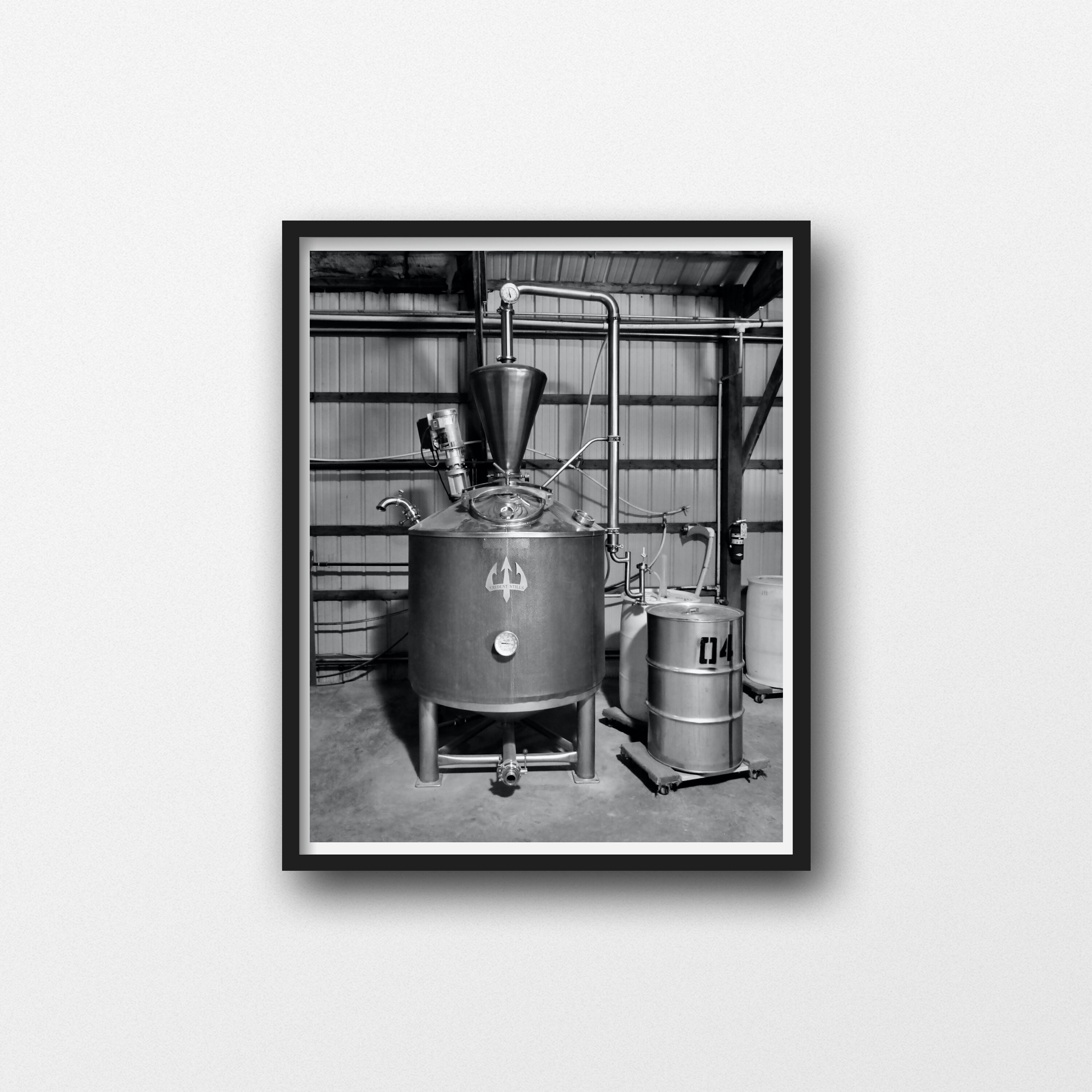 Bourbon Still at MB Roland Distillery Masculine Wall Art Bar | Etsy