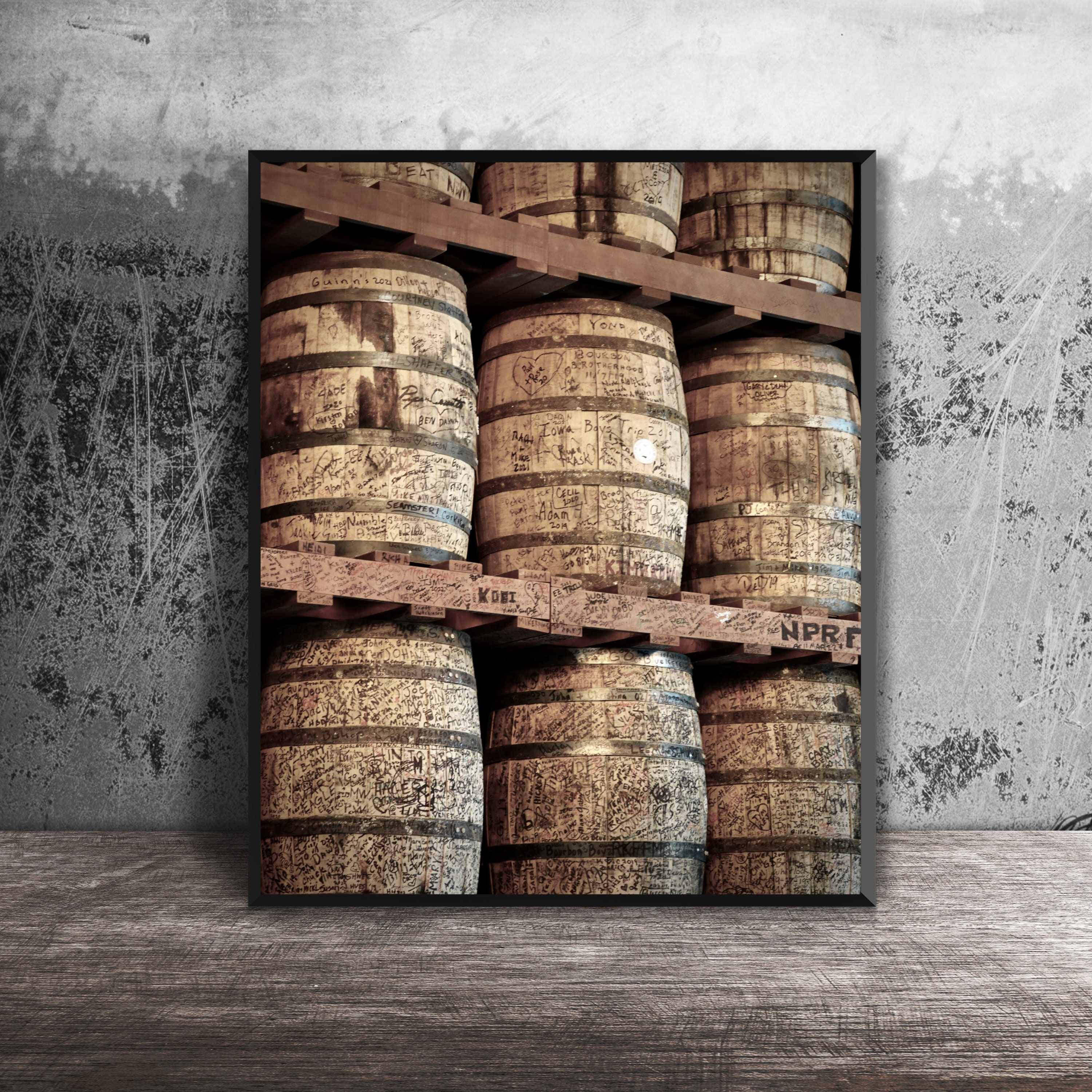 Bourbon Barrel Art