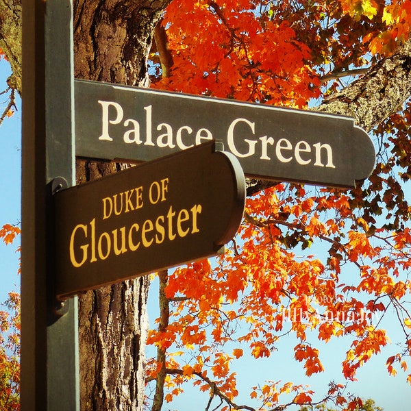 Colonial Williamsburg Signs - Etsy
