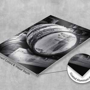 Stamped Barrel Head at MB Roland Distillery, Masculine Wall Art, Man ...