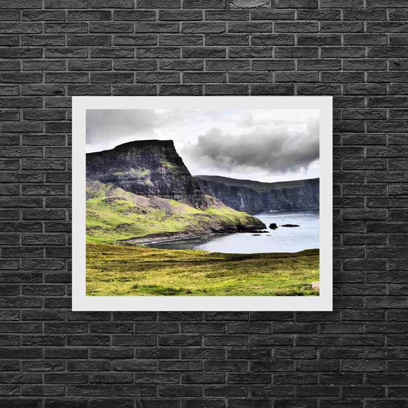 Dramatic Landscape Scotland Photo Neist Point Isle of Skye | Etsy