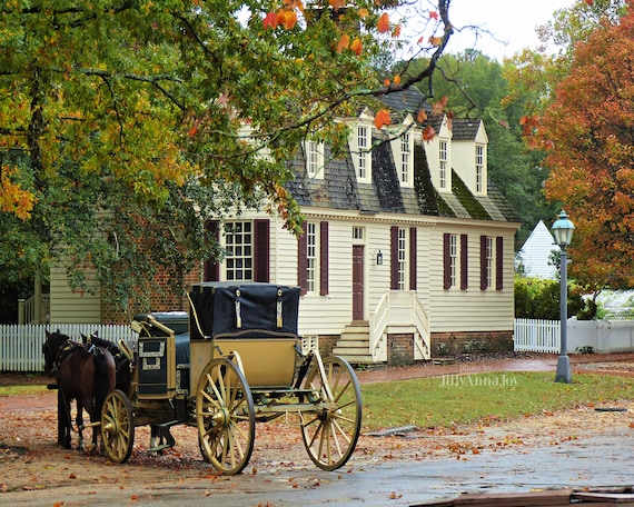 Carriage by Colonial Home in Colonial Williamsburg VA Old - Etsy