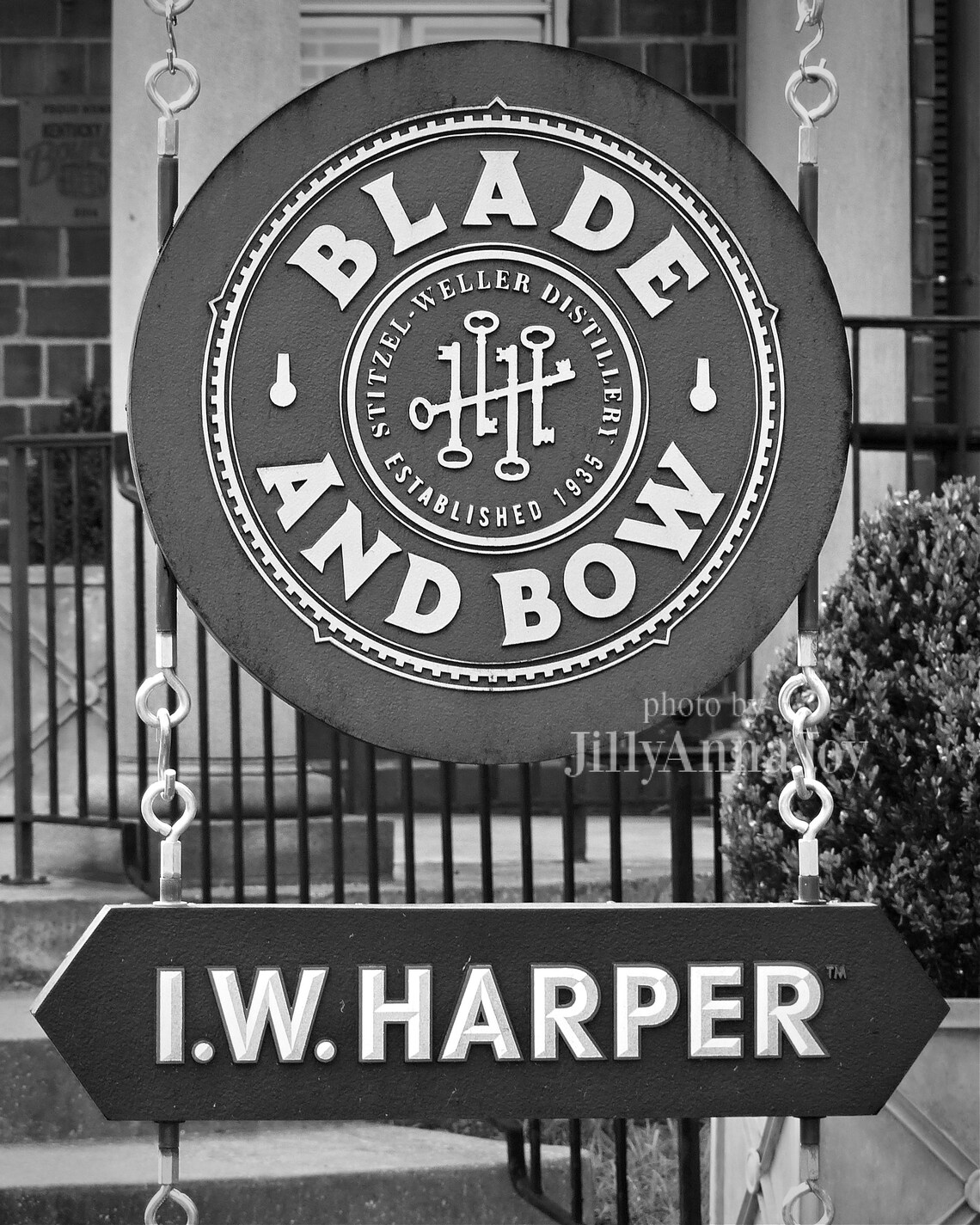 Blade and Bow Bourbon Sign at Stitzel Weller Distillery I W - Etsy
