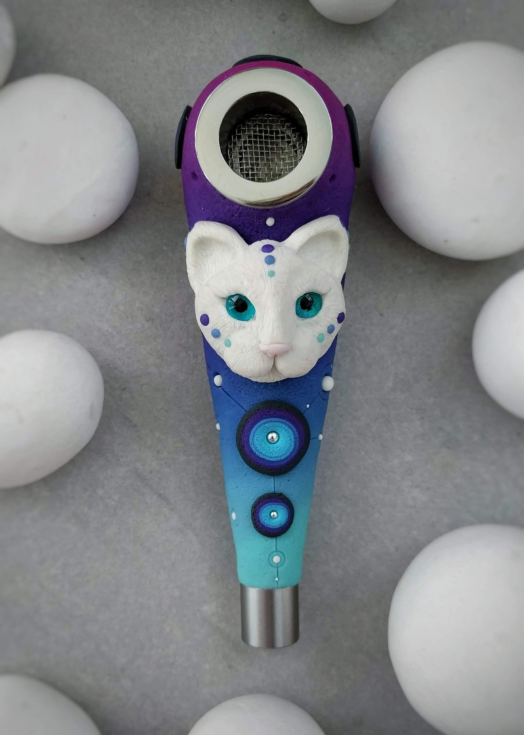 Cat Shaped Glass Pipe