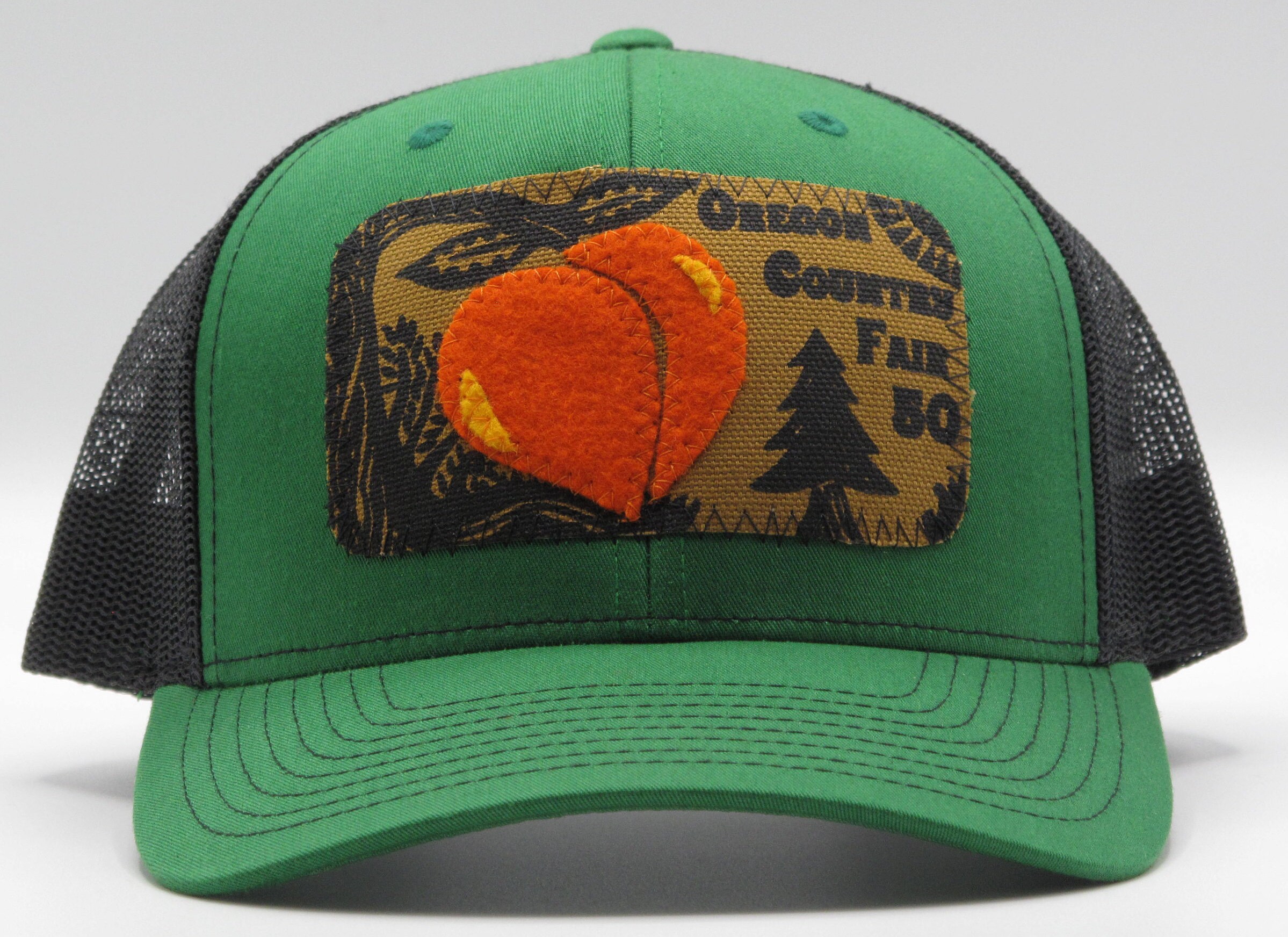 Oregon Country Fair Chela Mela Green Baseball Hat / Trucker Hat